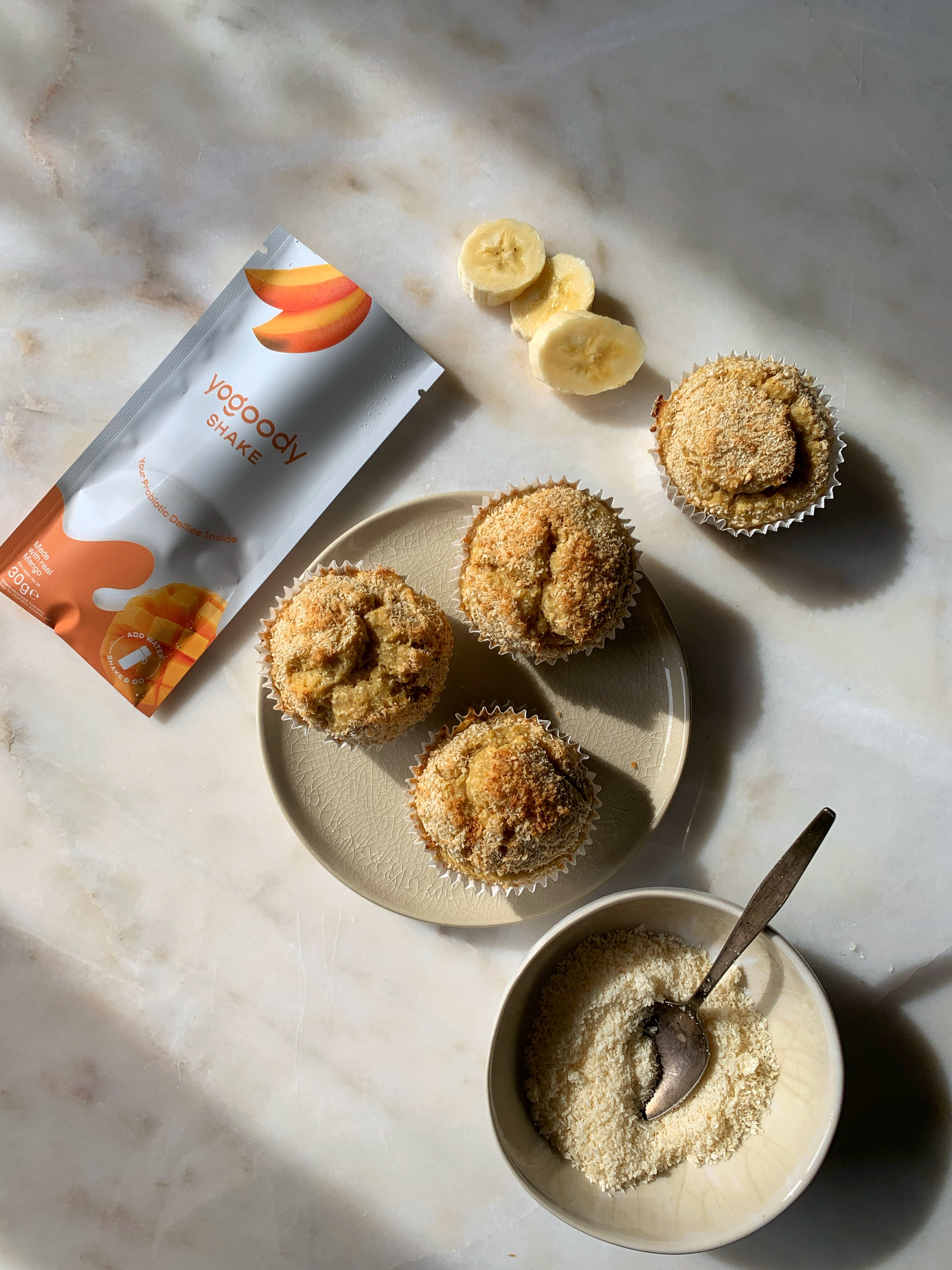 Tropical Banana Muffins – YOGOODY